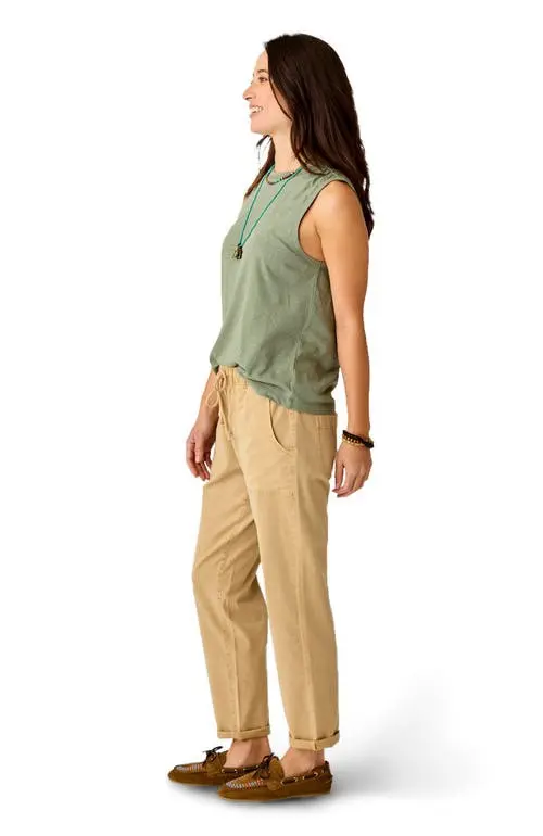 Carve Designs Zoe Twill Pant - Sand