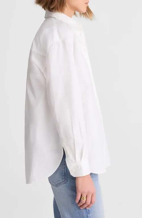 Madewell Easy Poplin Button-up Shirt - White