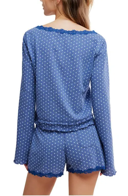 Free People Spring Break Pajamas - Dot Print