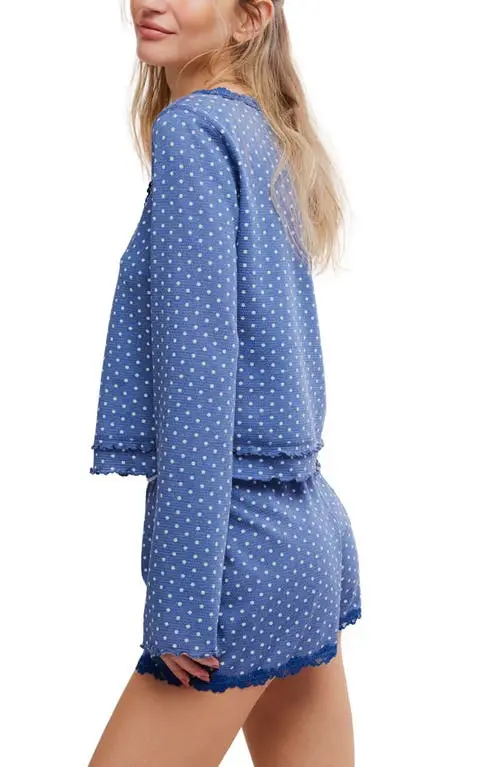 Free People Spring Break Pajamas - Dot Print