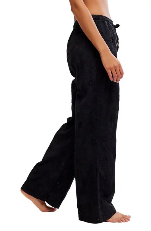 Free People Intimately Fp Day Drift Pants - Black