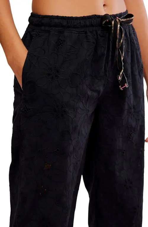 Free People Intimately Fp Day Drift Pants - Black