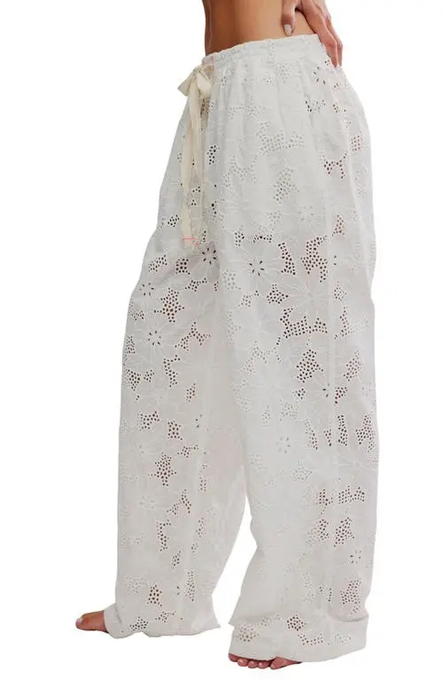 Free People Day Drift Eyelet Pajama Pants