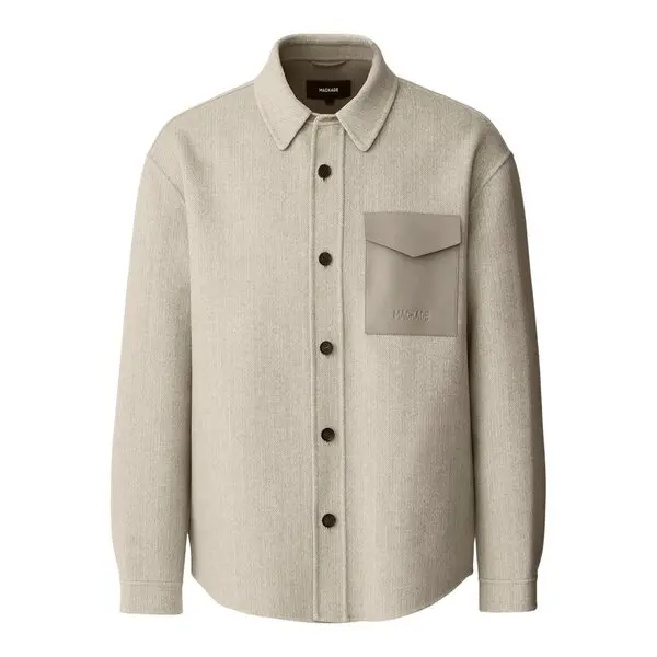 Mackage Emmanuel-hb Double-face Wool Overshirt