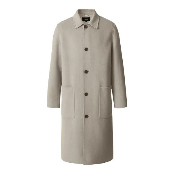 Mackage Balmacaan Wool Overcoat