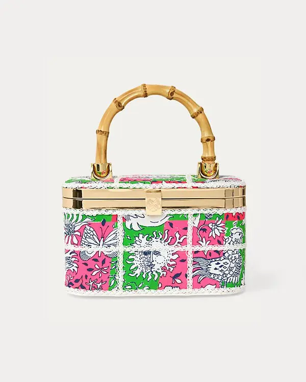Lilly Pulitzer® Millie Bamboo Top Handle Bag