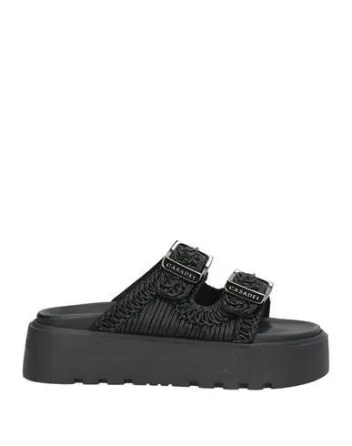 Casadei Sandals In Synthetic Material - Black