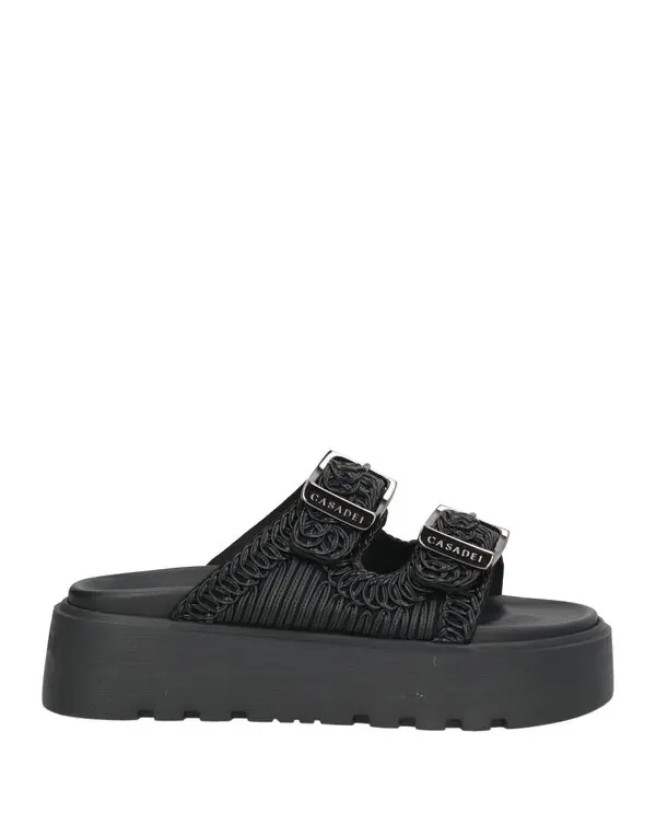 Casadei Sandals In Synthetic Material - Black