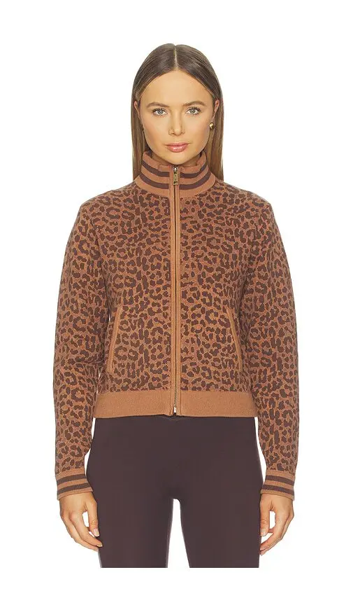 The Upside Malawi Margot Knit Jacket - Brown