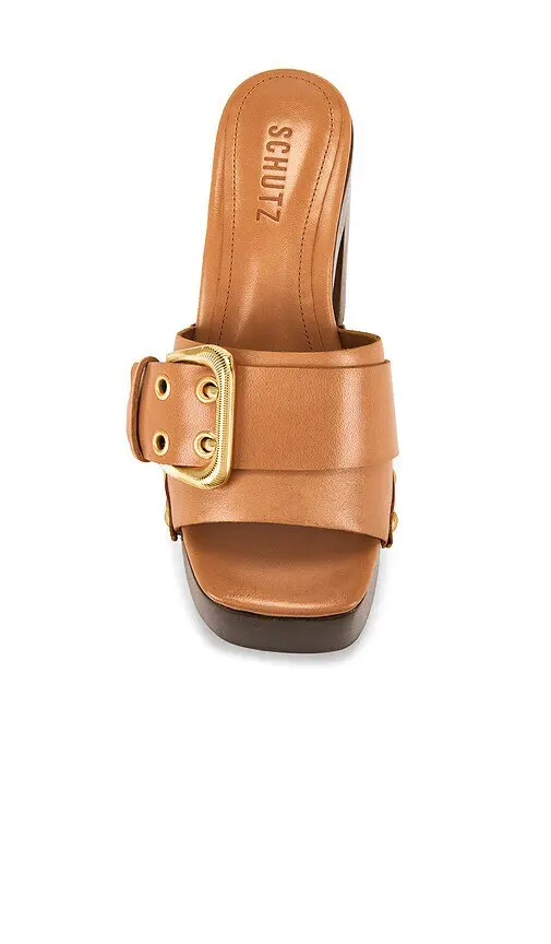 Schutz Irie Platform Sandal - Earth Clay