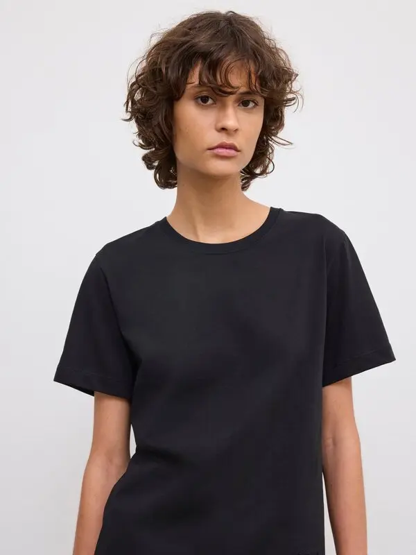 HOUSE OF DAGMAR Cotton T-shirt - Black