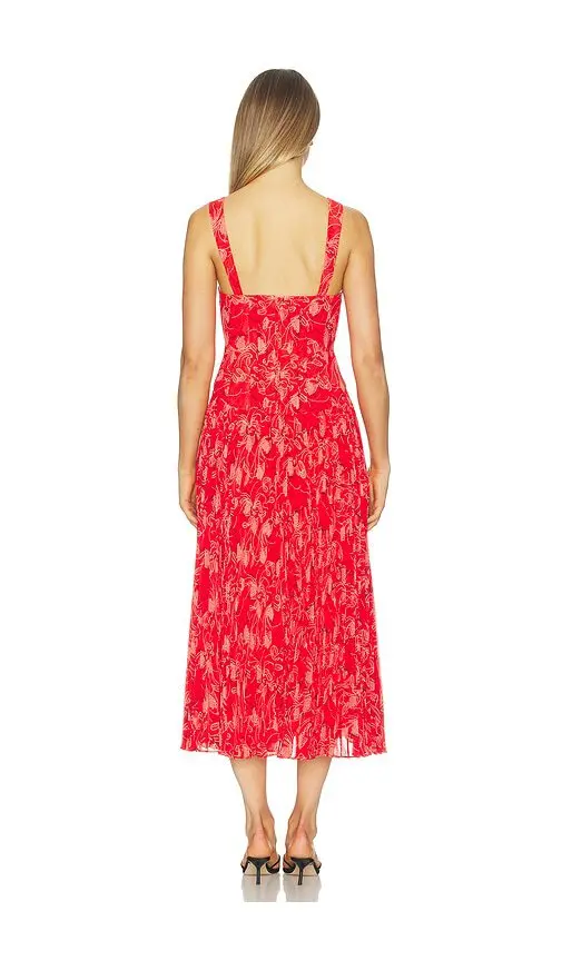Cinq À Sept Botanical Floral Pascual Dress - Bisou Multi