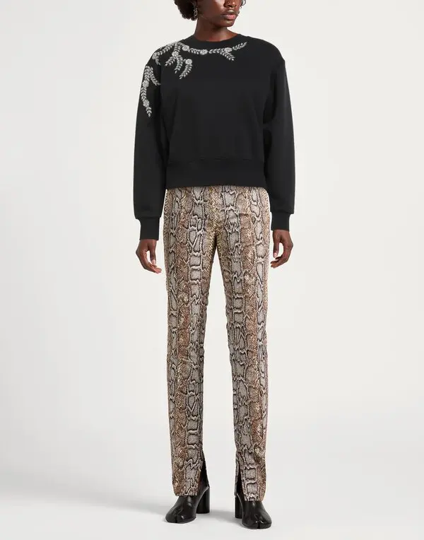 Sandro Cotton-blend Fleece Sweatshirt