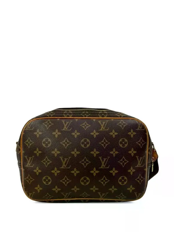 LOUIS VUITTON 2003 Monogram Reporter Pm Crossbody Bag - Brown