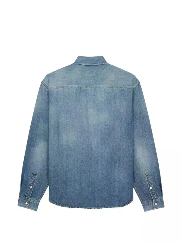 Saint Laurent Cassandre Logo Shirt - Blue