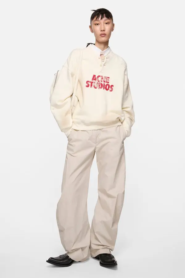Acne Studios Fleece Logo Sweatshirt