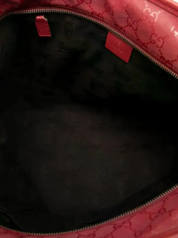 Gucci Medium Gg Imprime Tote Bag - Red