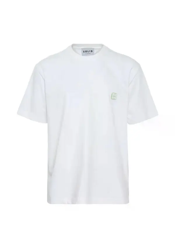 SOLID HOMME Charms Graphic-print T-shirt - White