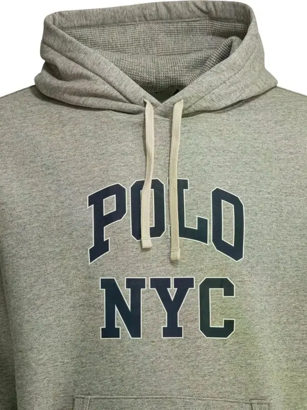 Polo Ralph Lauren Logo-print Hoodie - Grey