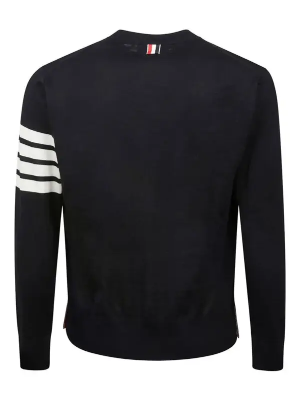 Thom Browne Four-stripe Long-sleeve Sweater