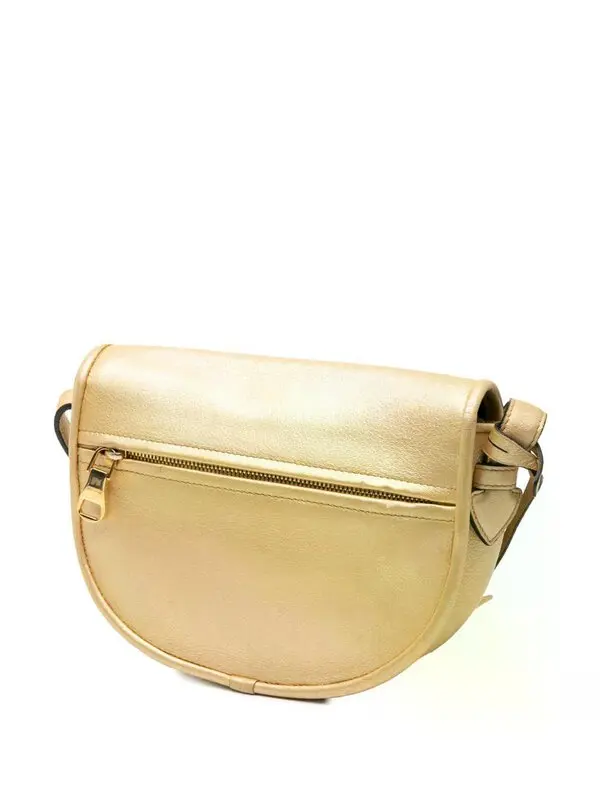 Loewe 2009 Leather Heritage Crossbody Bag - Gold