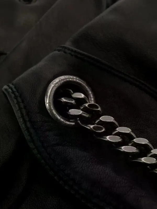 Saint Laurent Chainlink Full-finger Gloves