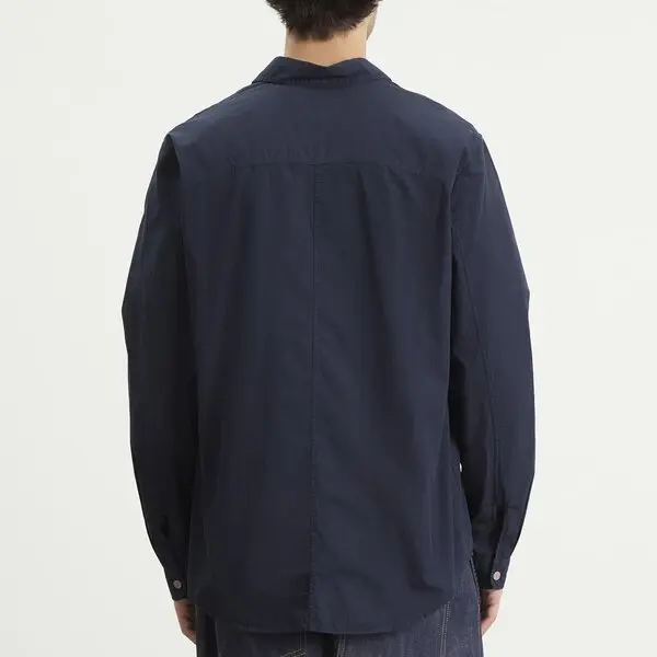 Folk Curve Shirt - Deep Navy