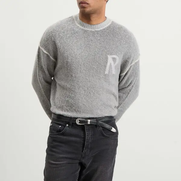 REPRESENT Lightweight Alpaca Knit Jumper - One-color