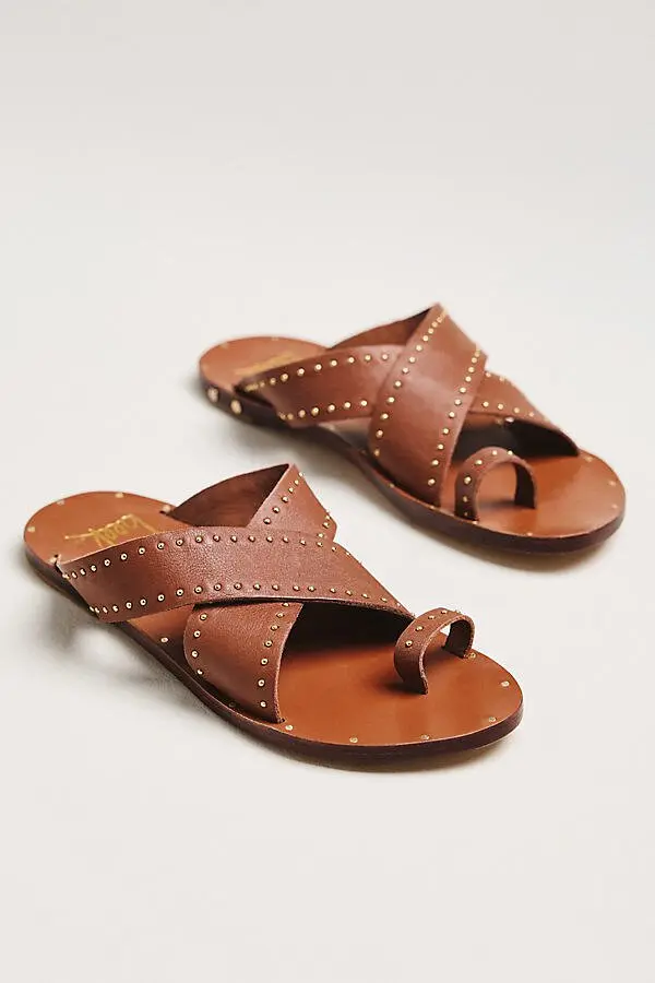 Beek Curlew Cross Strap Slide Sandals