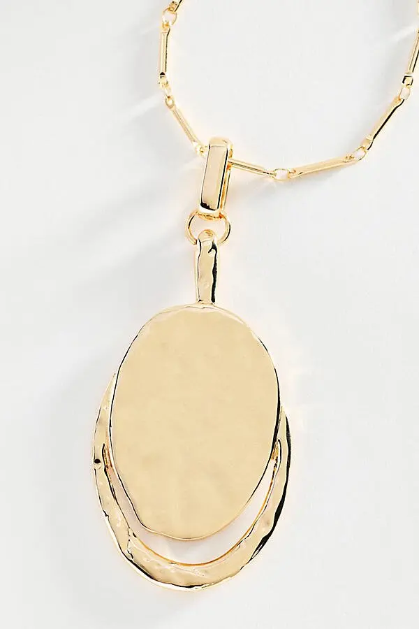 Anthropologie Eclipse Pendant Necklace