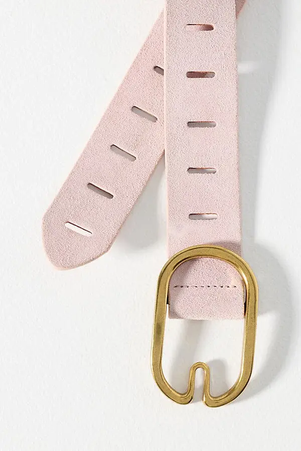 Anthropologie Adjustable Notch Leather Belt