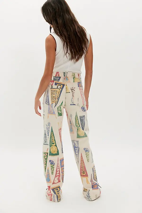 MOTHER The Maven Sneak Printed Jeans