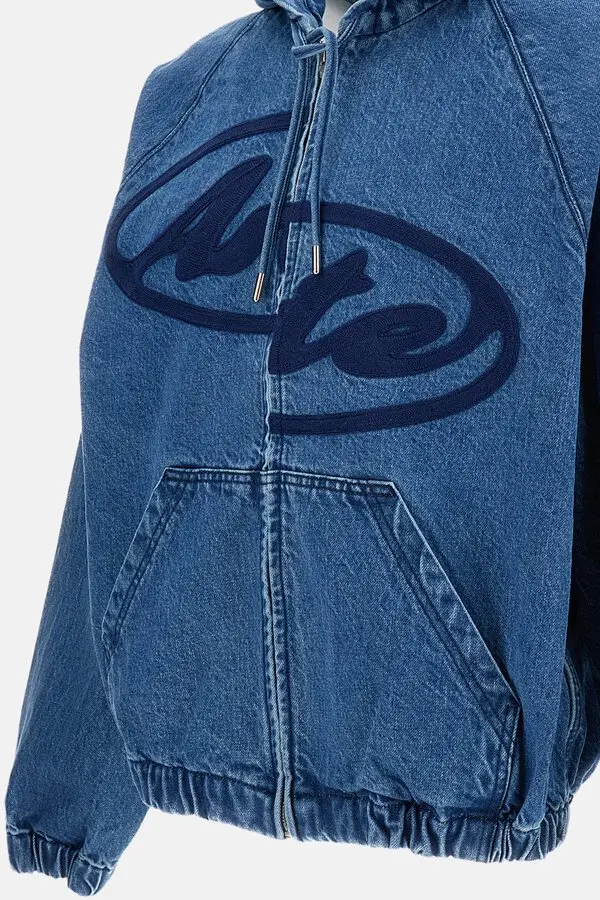 ARTE ANTWERP Denim Zip-up Hooded Jacket