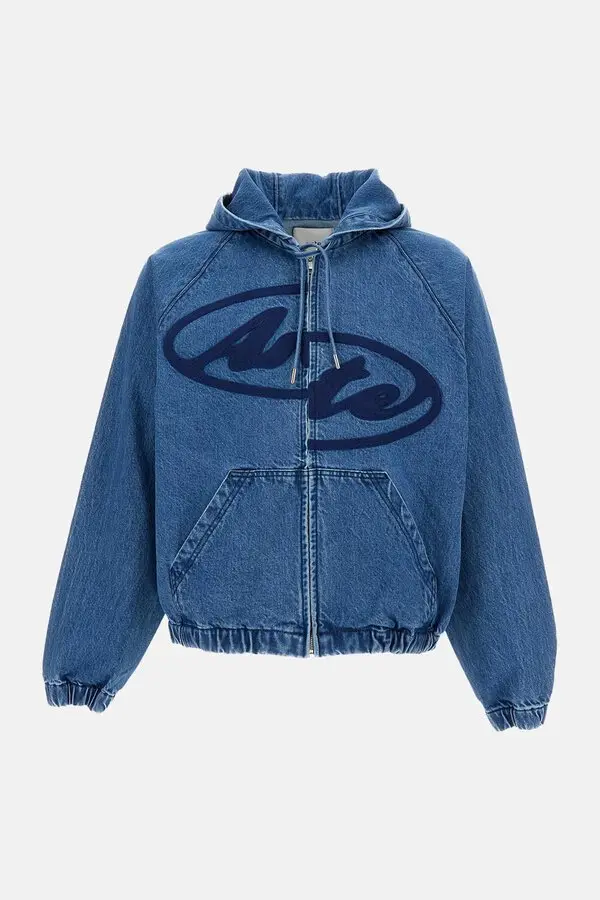 ARTE ANTWERP Denim Zip-up Hooded Jacket