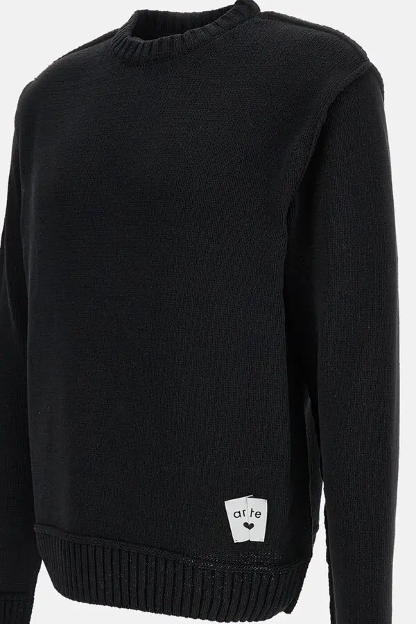 ARTE ANTWERP Reversible Crewneck Sweater