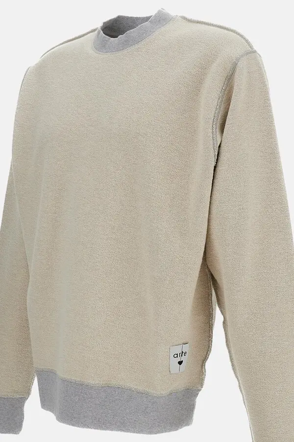 ARTE ANTWERP Reversible Crewneck Sweatshirt - Grey