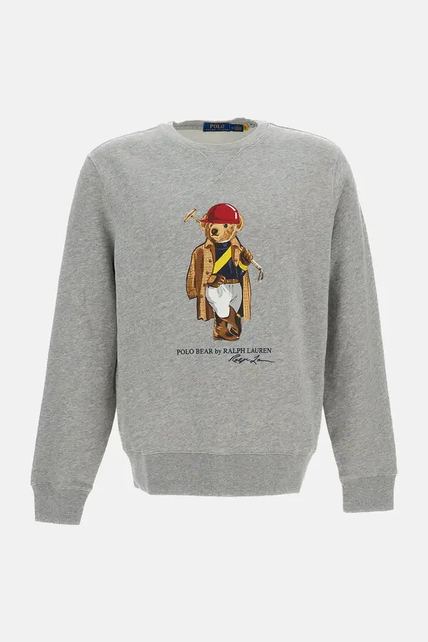 Polo Ralph Lauren Teddy Bear Fleece Sweatshirt - Grey
