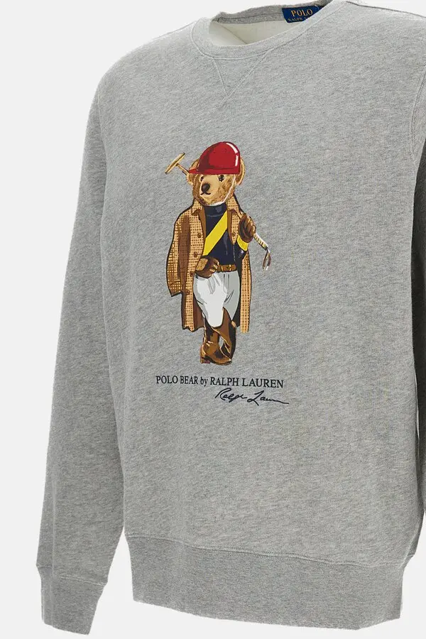 Polo Ralph Lauren Teddy Bear Fleece Sweatshirt - Grey