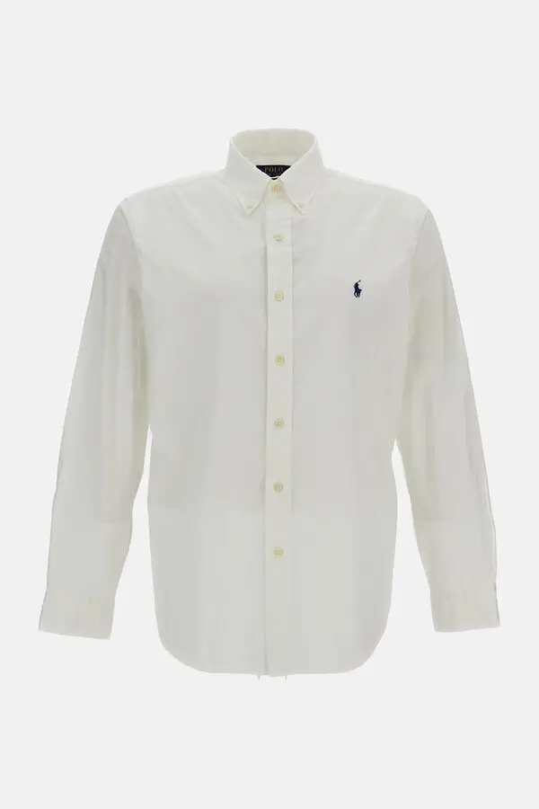 Polo Ralph Lauren Shirt In Twill - White