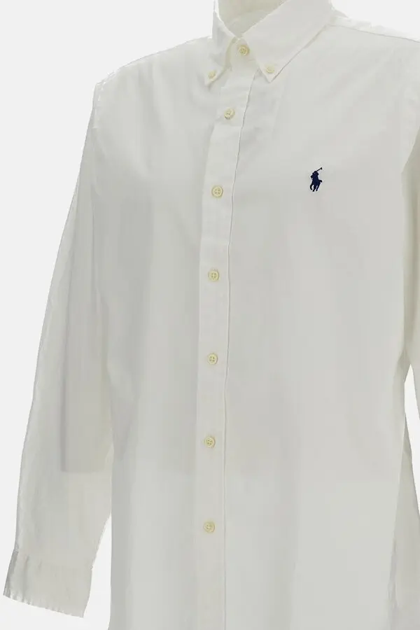 Polo Ralph Lauren Shirt In Twill - White
