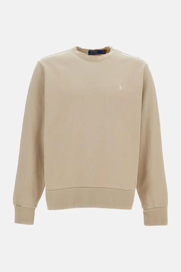 Polo Ralph Lauren Crewneck Cotton Sweatshirt - Beige