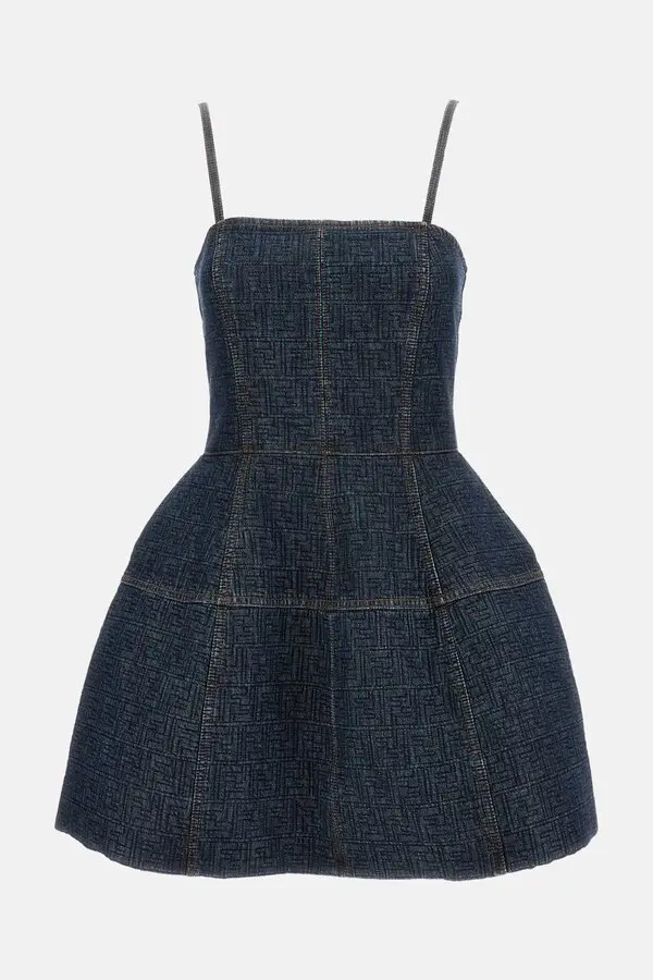 Fendi Ff Denim Dress