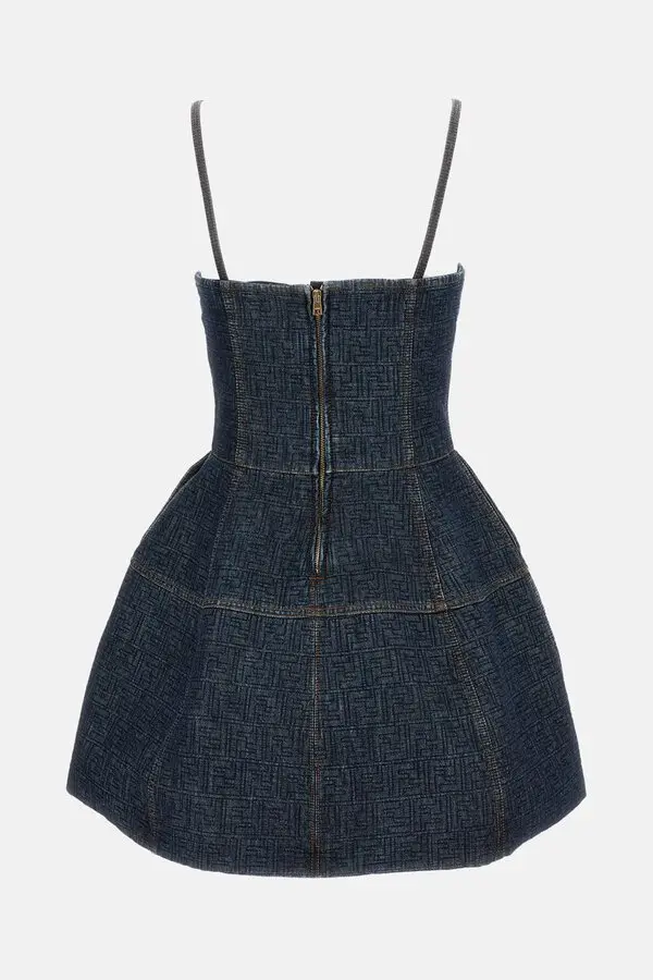 Fendi Ff Denim Dress