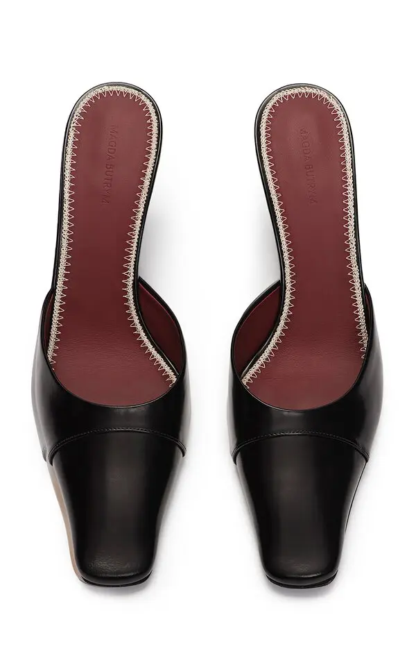 Magda Butrym Leather Office Mules