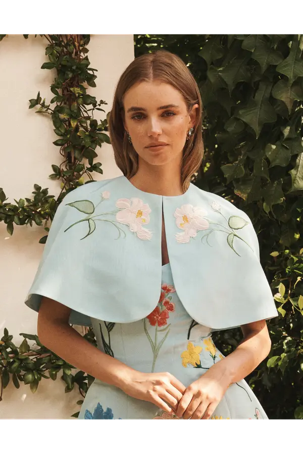 Mestiza New York Promenade Embroidered Capelet