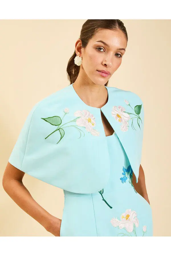 Mestiza New York Promenade Embroidered Capelet