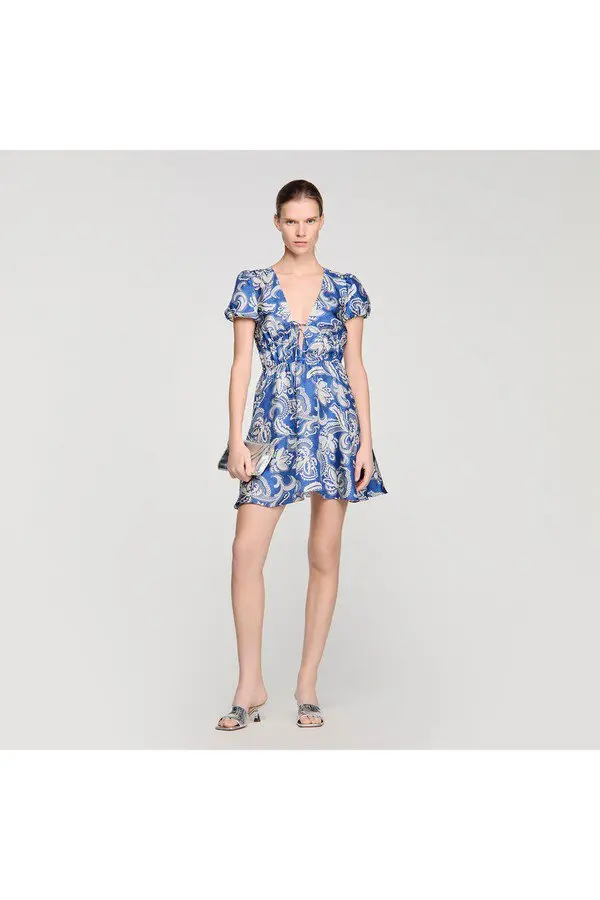 Sandro Printed Mini Dress - Floral