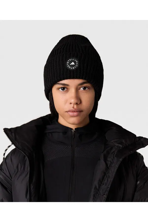 Adidas By Stella McCartney Logo Beanie - Black