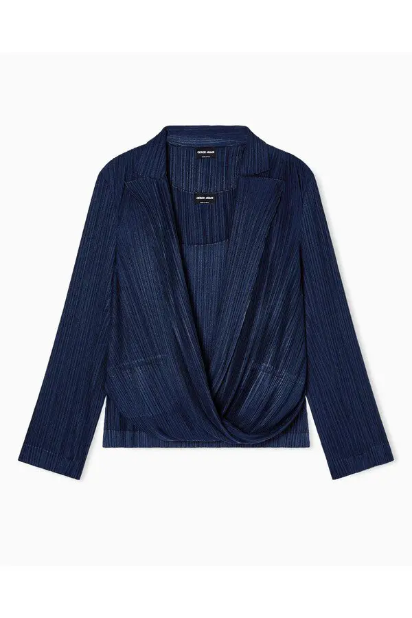Giorgio Armani Pleated Jersey Twin-set