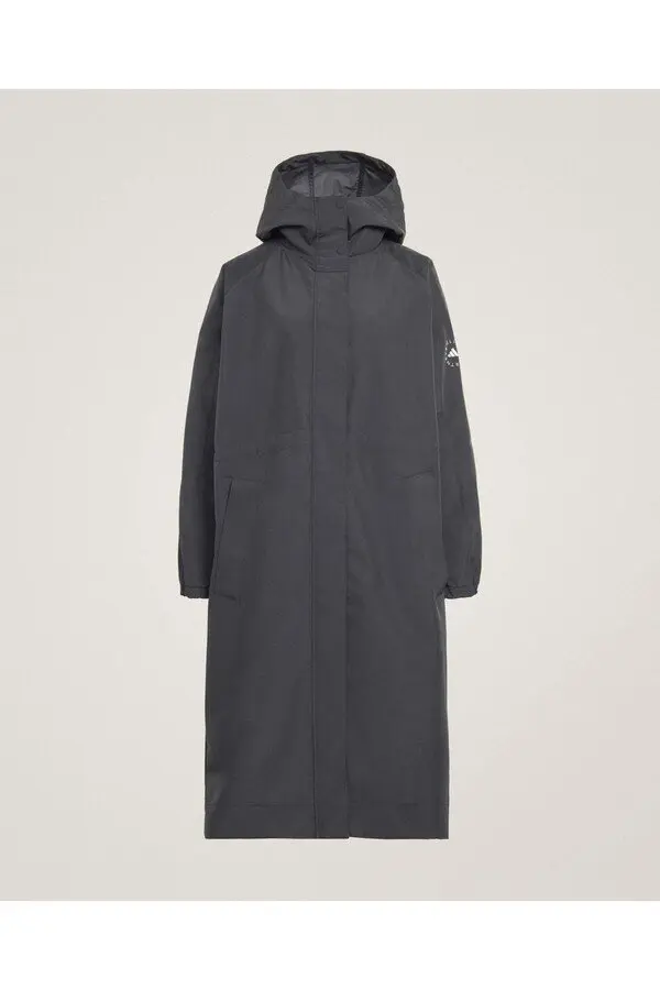 Adidas By Stella McCartney Truecasuals Long Padded Parka Coat - Black
